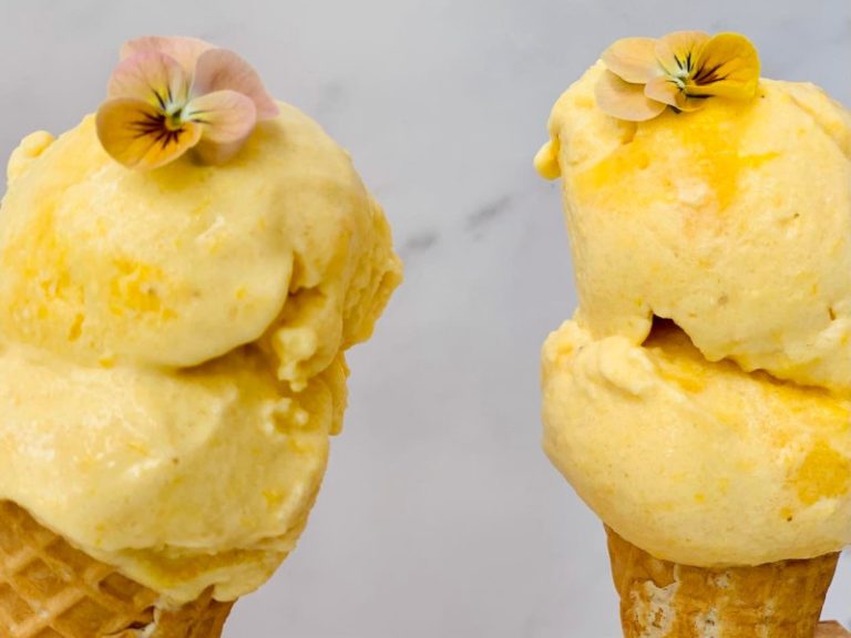 Gräddglass med apelsinsmak (sockerfri) - Mellisdags