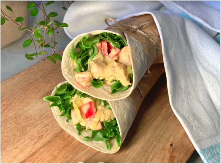 Kycklingwraps med curry: Enkelt och gott! - Mellisdags